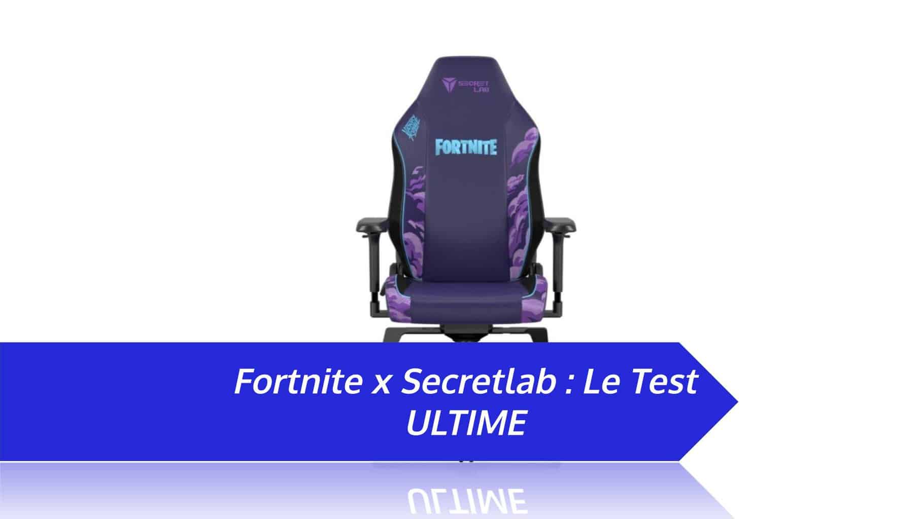 Test Chaise Gaming Fortnite Secretlab [2024] | Urgent